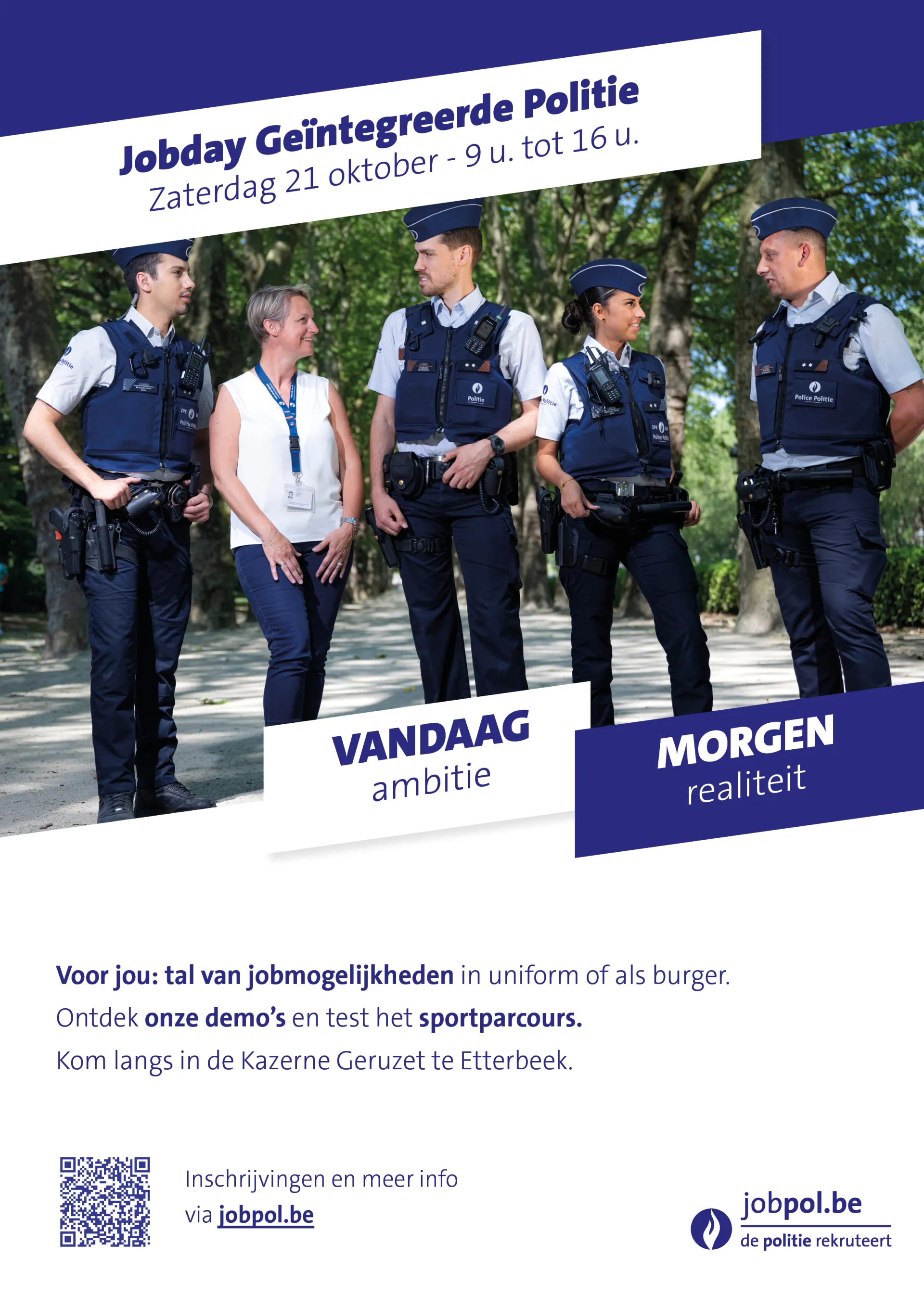 Maak kennis met onze uiteenlopende beroepen in Brussel | Federale Politie
