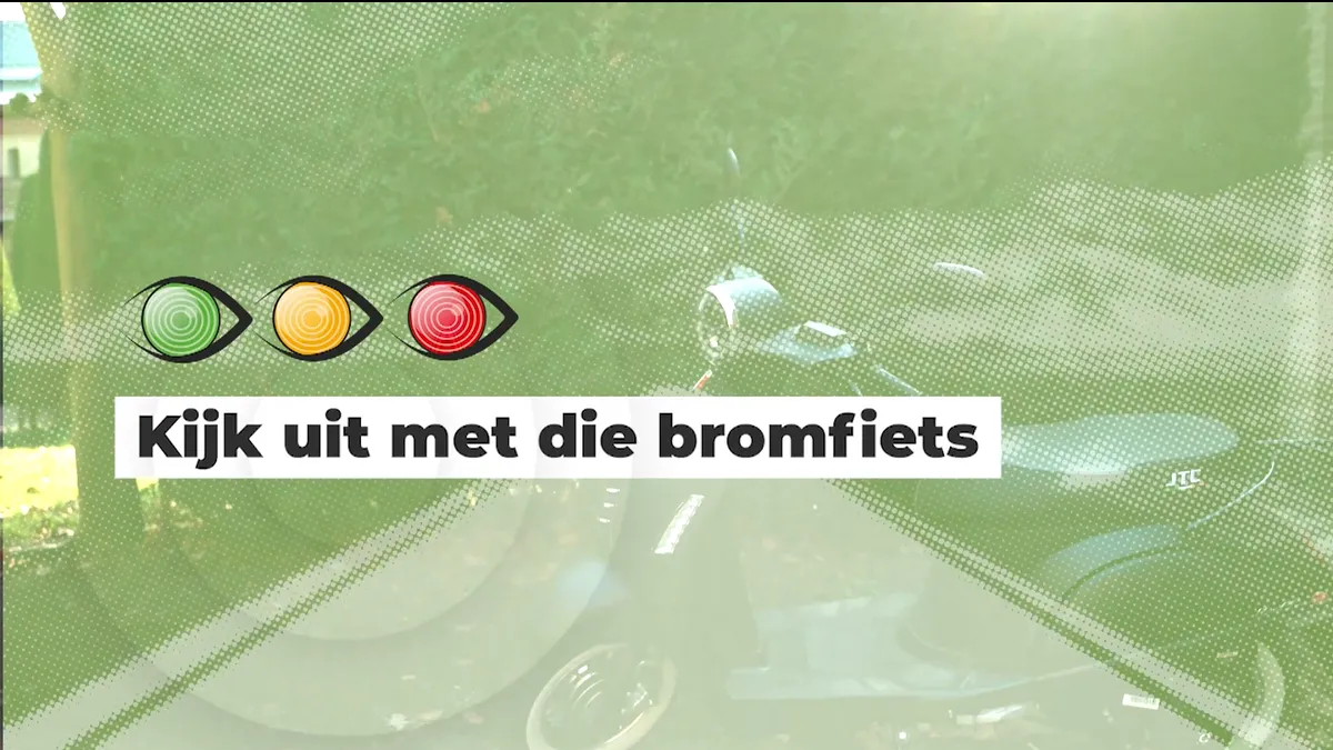 Kijk Uit. Kijk uit met die bromfiets | Federale Politie